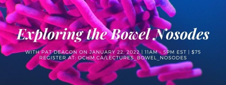Exploring the Bowel Nosodes | ONTARIO COLLEGE OF HOMEOPATHIC MEDICINE